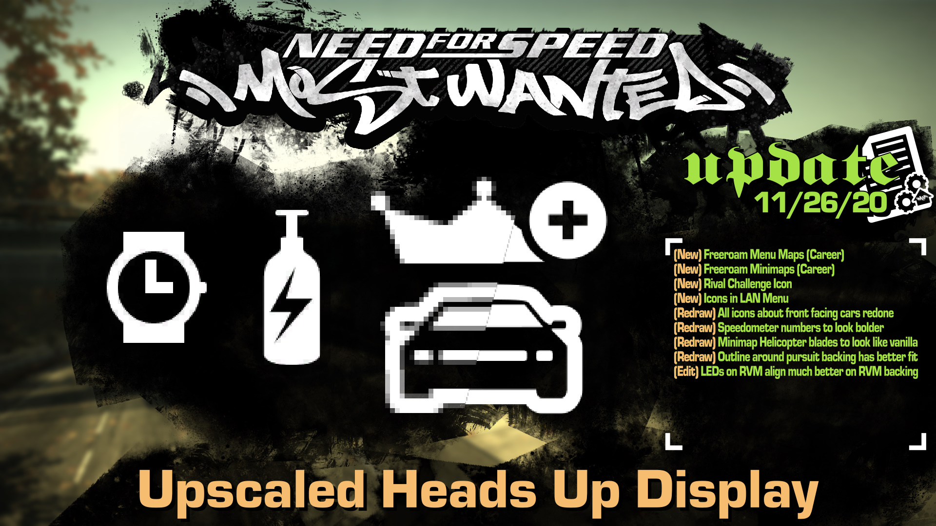 NFSMods - NFSMW: Upscaled HUD